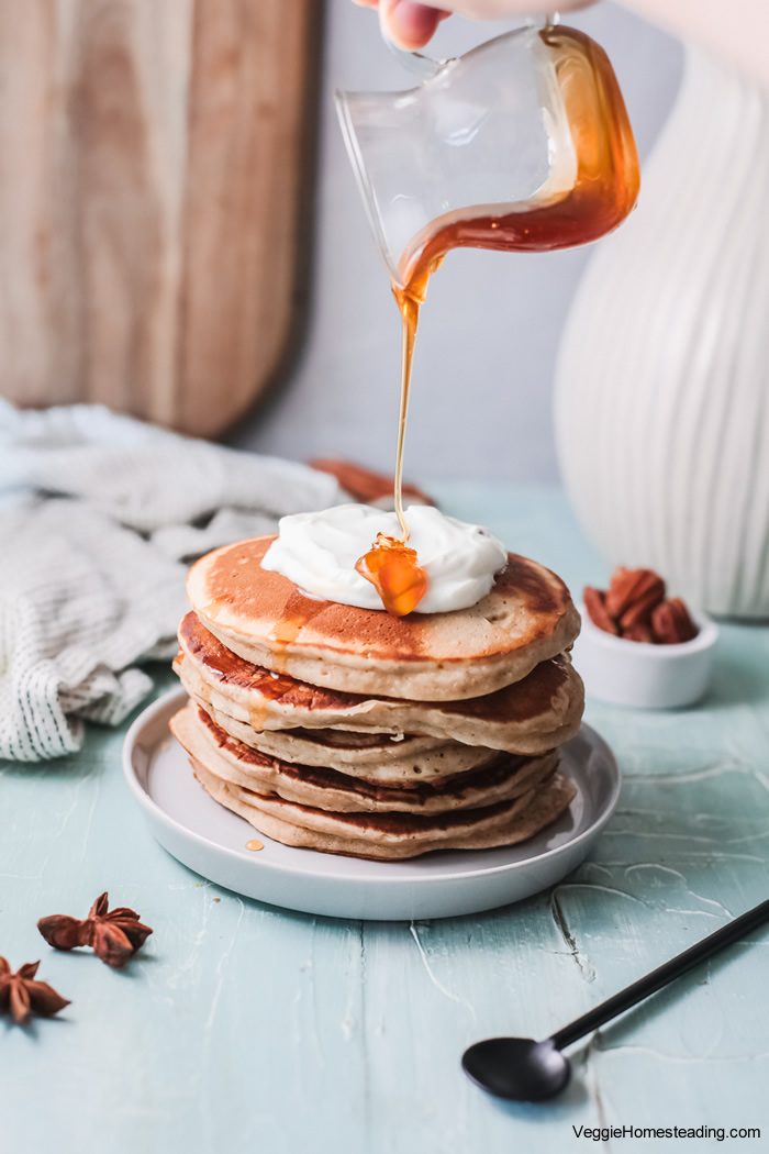 Homemade Maple Pancakes – Simple Ingredients, Delicious Flavor - Veggie ...